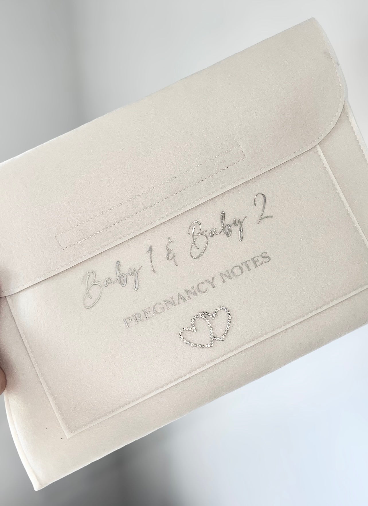 Personalised Crystallised Pregnancy Folders – RJA Bespoke Crystal Designs